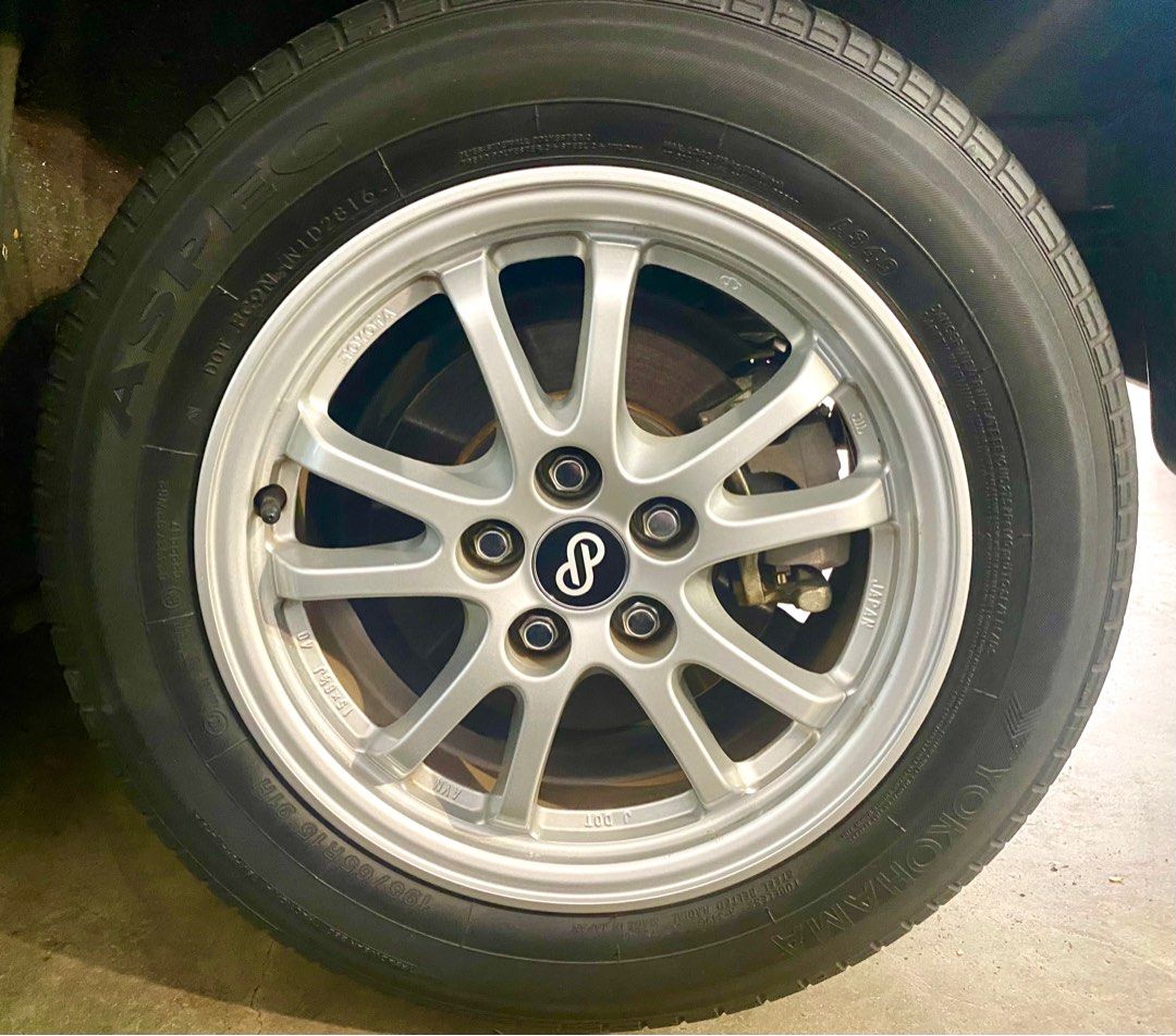 Original Toyota Prius 1.8 Hybrid 4 x Rims & Tyre, Car Accessories ...