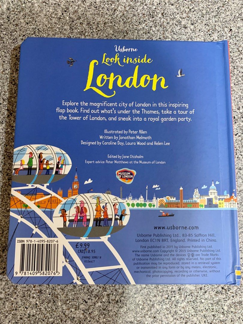 Osborne Look Inside London, Hobbies & Toys, Books & Magazines, Children ...