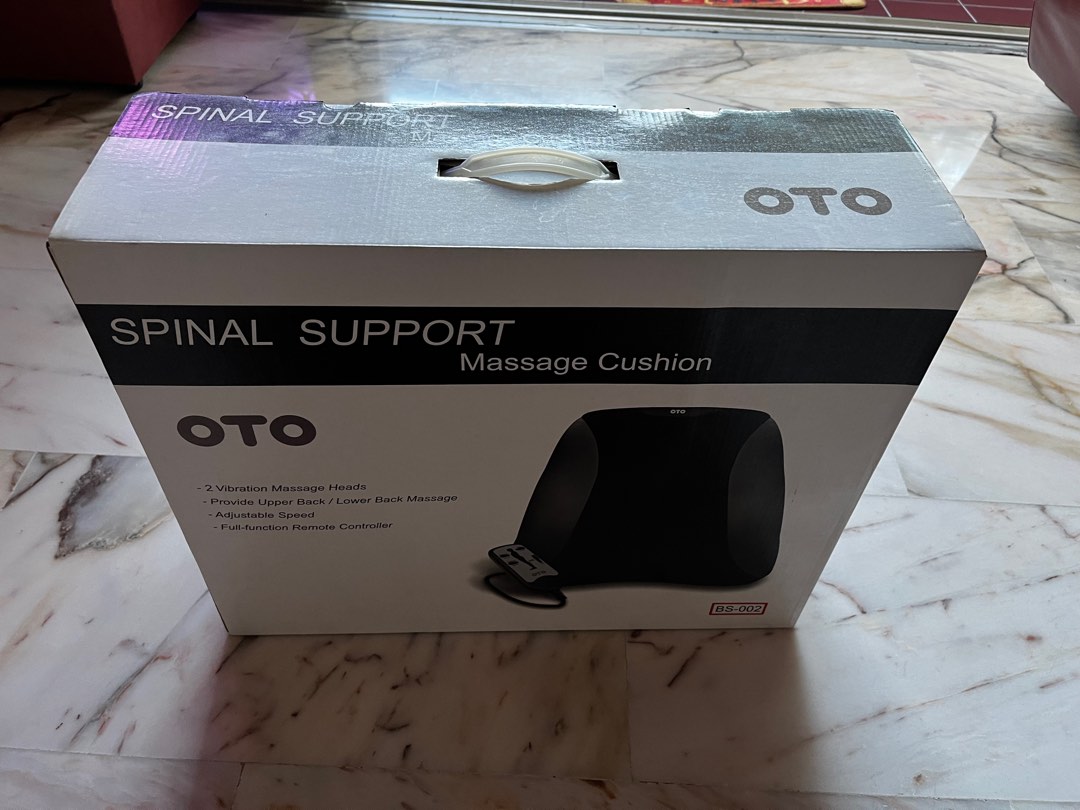 Oto lower back chair massager, Health & Nutrition, Massage Devices on ...