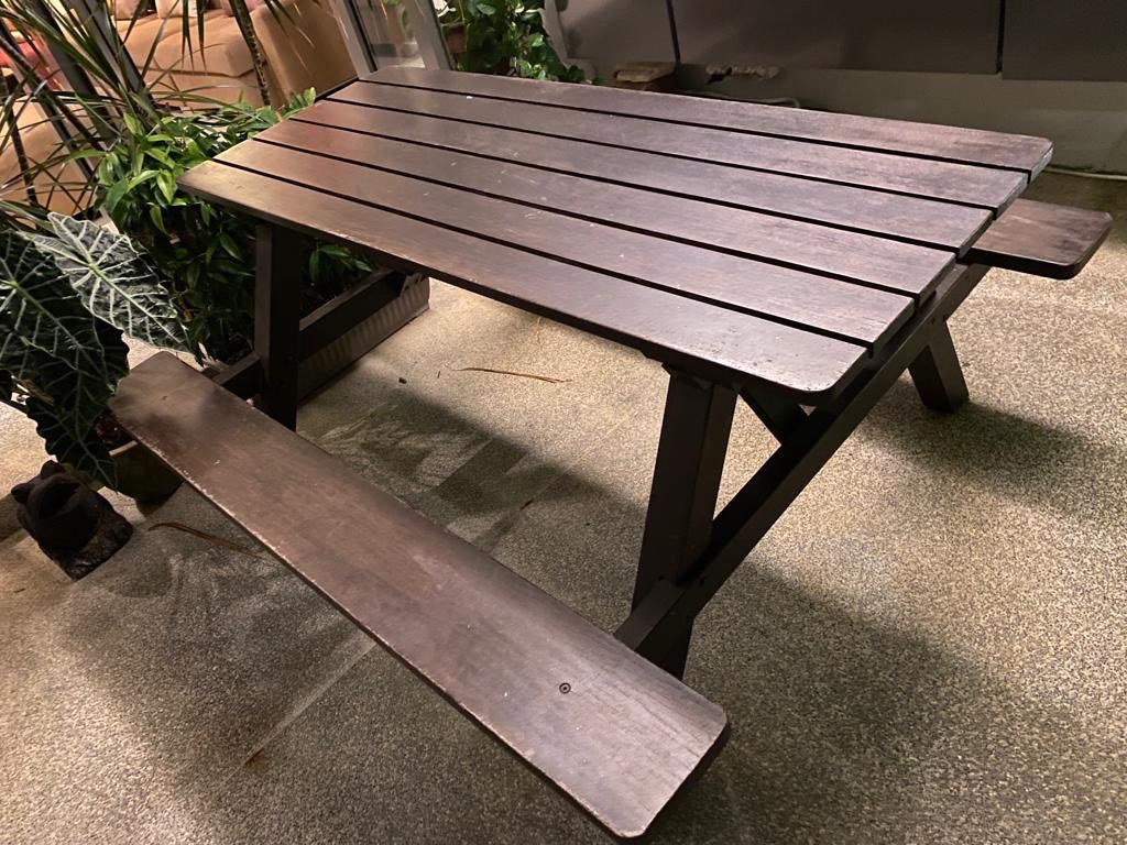 Outdoor park table and bench . Reasonable offer secures., Furniture ...