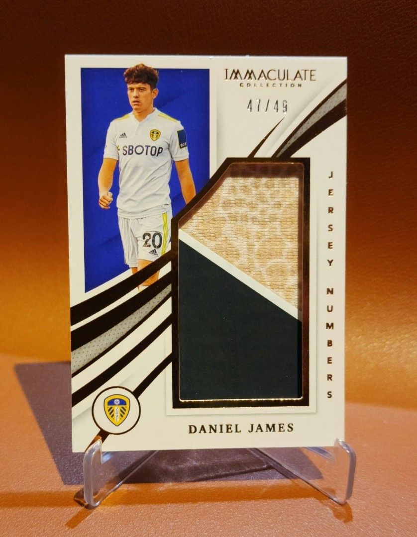 Panini Daniel James Match Worn /49, Hobbies & Toys, Toys & Games on ...