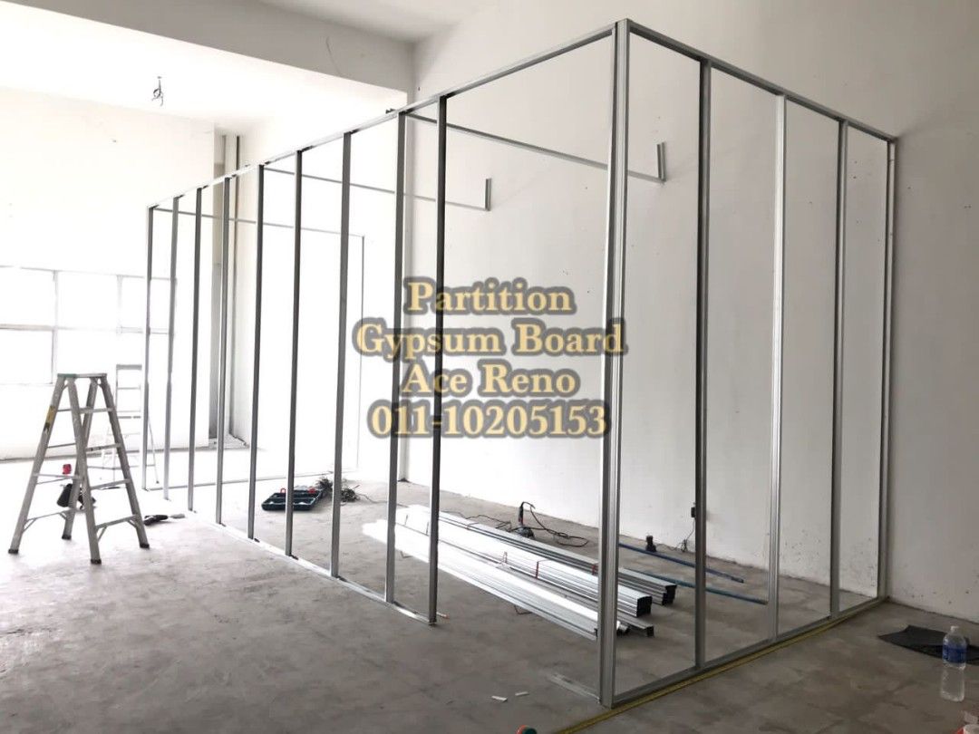 Pasang Partition Gypsum board kedai butik pejabat rumah, Services, Home ...