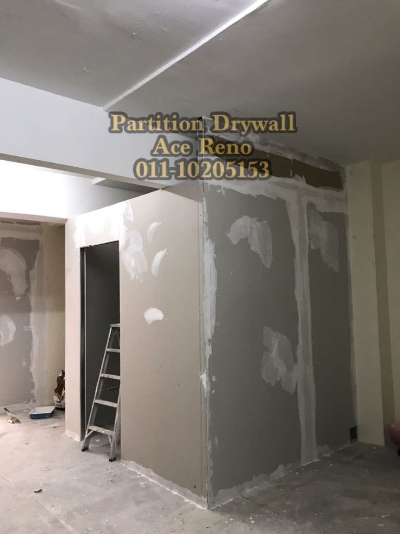 Pasang Partition Gypsum board kedai butik pejabat rumah, Services, Home ...