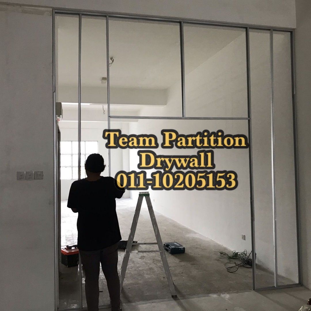 Pasang Partition Gypsum board kedai butik pejabat rumah, Services, Home ...
