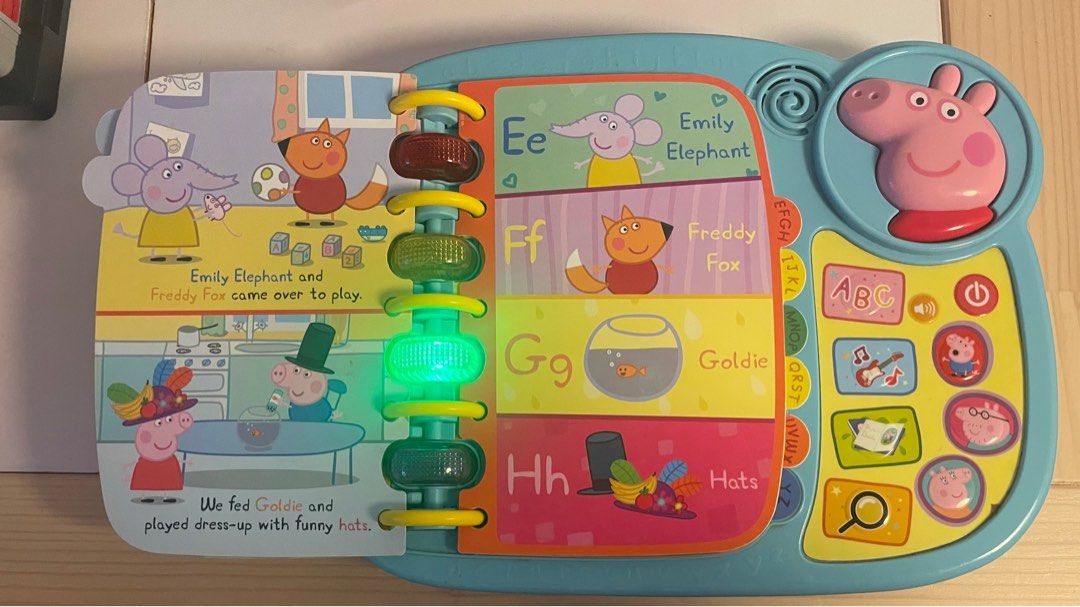 Peppa Pig - Vtech interactive book, Babies & Kids, Infant Playtime on ...
