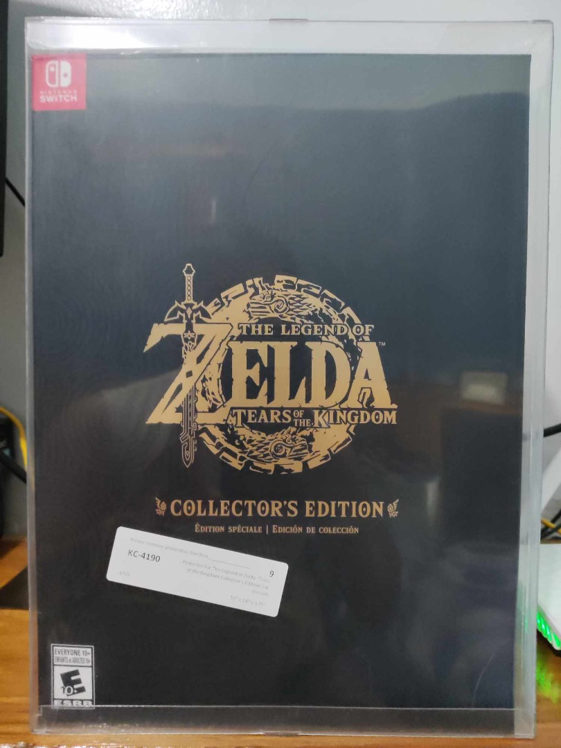 PET Protector For The Legend of Zelda: Tears of the Kingdom Collector's ...