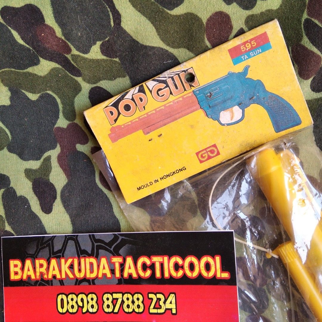 Pistol Jadul Hongkong Mainan Jadul Kondisi Macet Pop Gun Jadul Pajangan ...