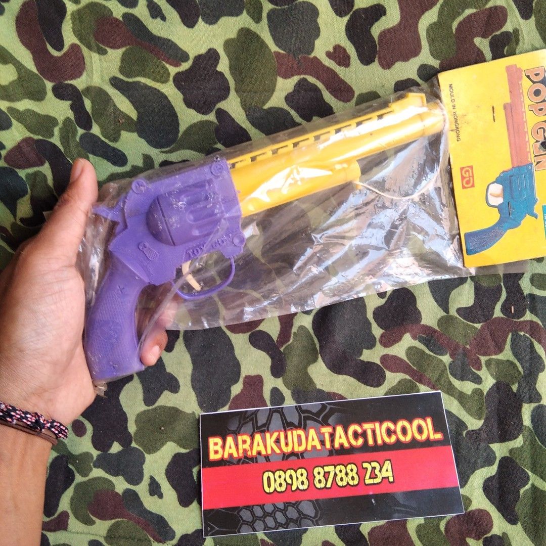 Pistol Jadul Hongkong Mainan Jadul Kondisi Macet Pop Gun Jadul Pajangan ...