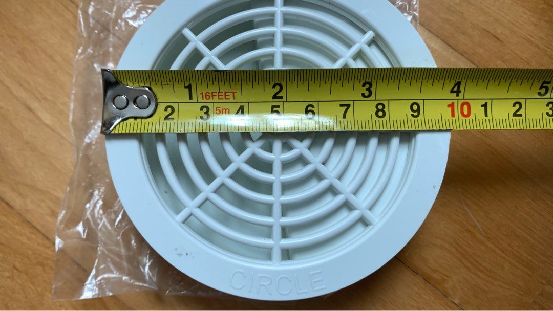 Plastic Floor Trap with flap to prevent insects entering, Furniture ...
