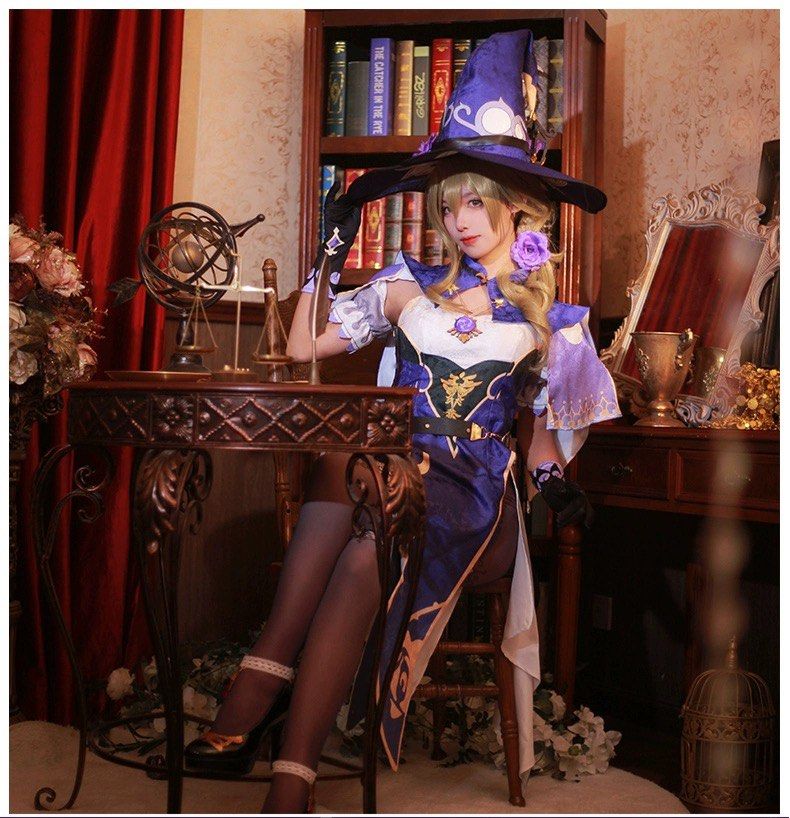 [PO] Lisa Default Genshin Impact Cosplay, Hobbies & Toys, Toys & Games on Carousell