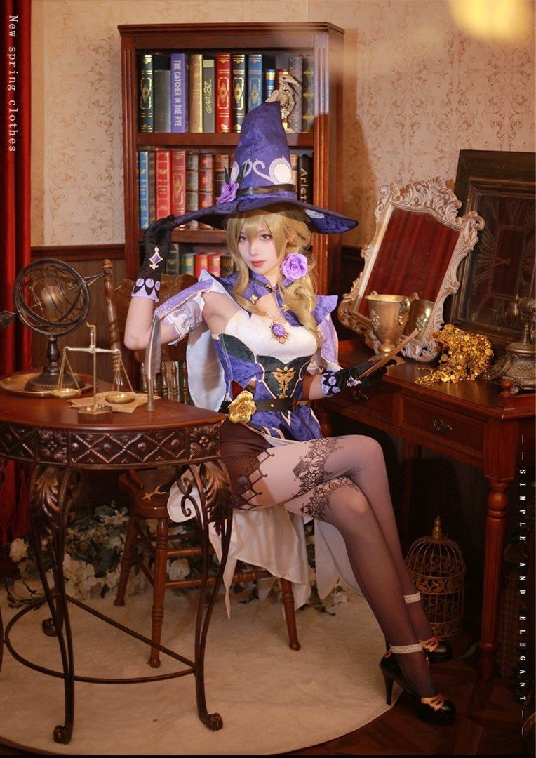 [PO] Lisa Default Genshin Impact Cosplay, Hobbies & Toys, Toys & Games on Carousell
