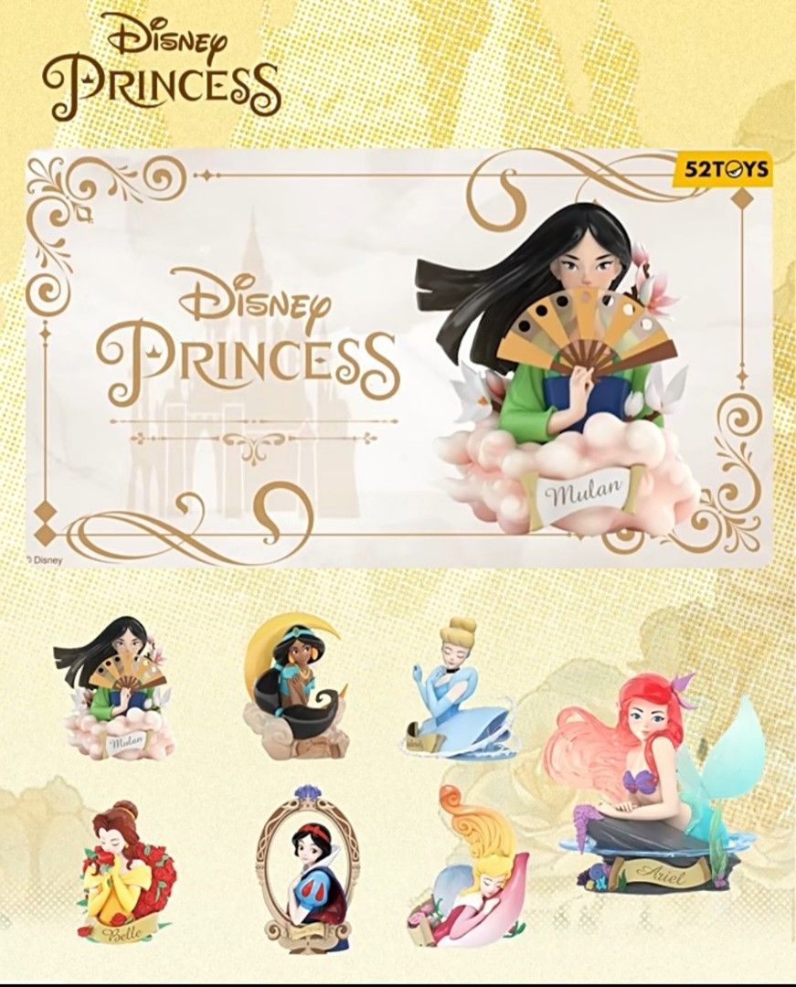 [PO-Confirmed] 52TOYS Disney Princess Art Gallery Series Blind Box Not ...