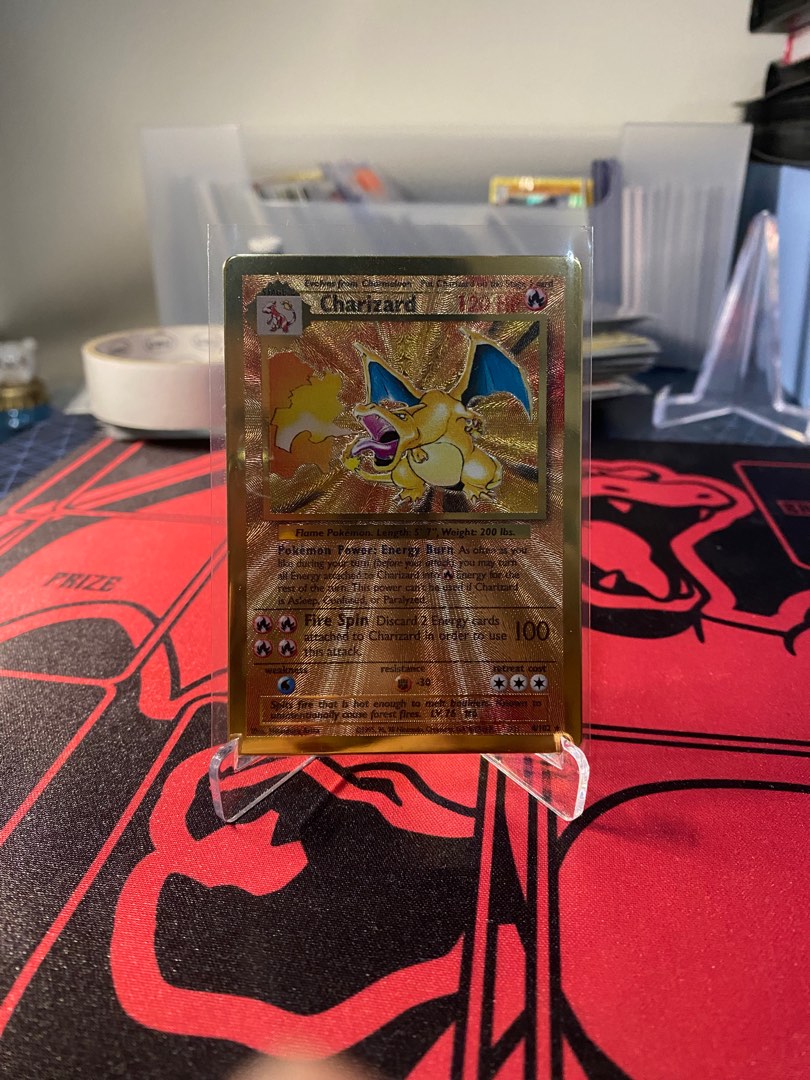 Pokemon 25th Anniversary Ultra Premium Collection UPC Metal Gold Card ...