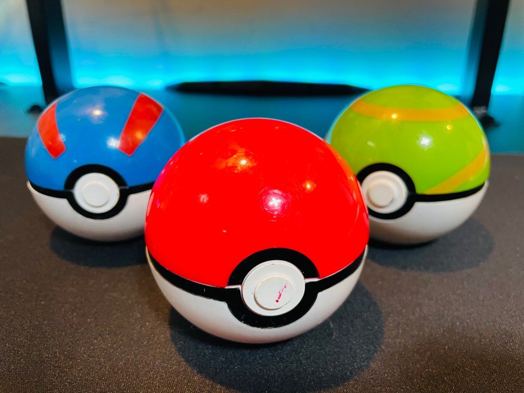 Pokemon pokeball set, Hobbies & Toys, Toys & Games on Carousell