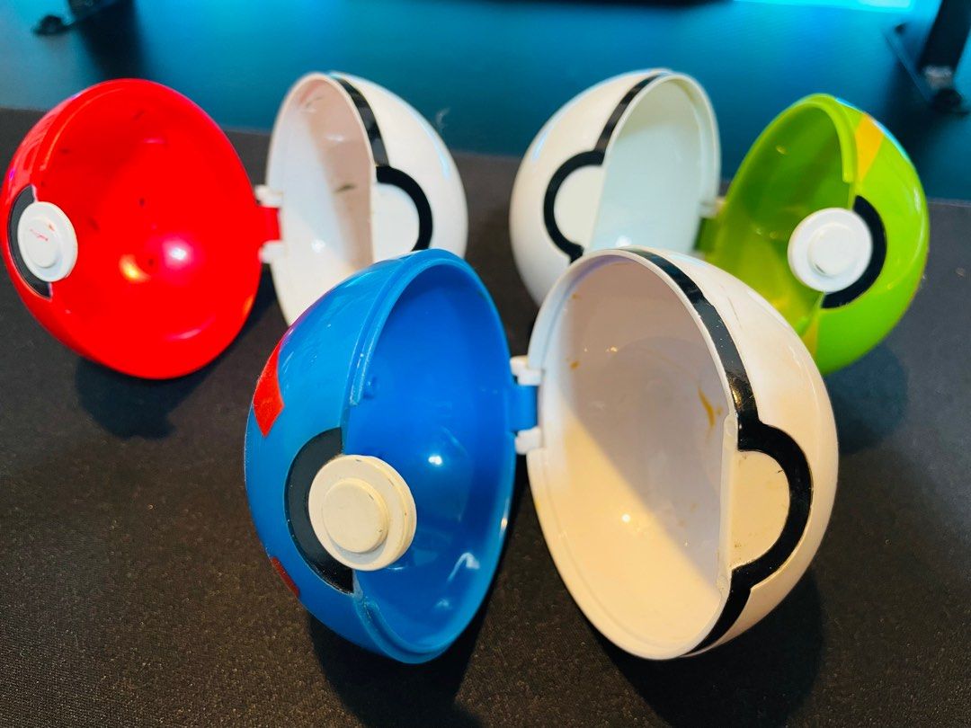 Pokemon pokeball set, Hobbies & Toys, Toys & Games on Carousell
