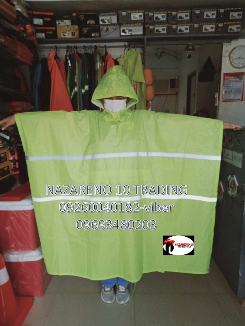 poncho kapote with reflector on Carousell