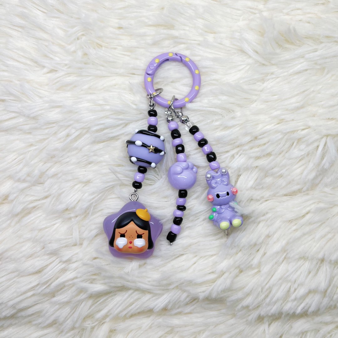 Pop Mart Lucky Star Series CryBaby Charm, Women's Fashion, Jewelry ...