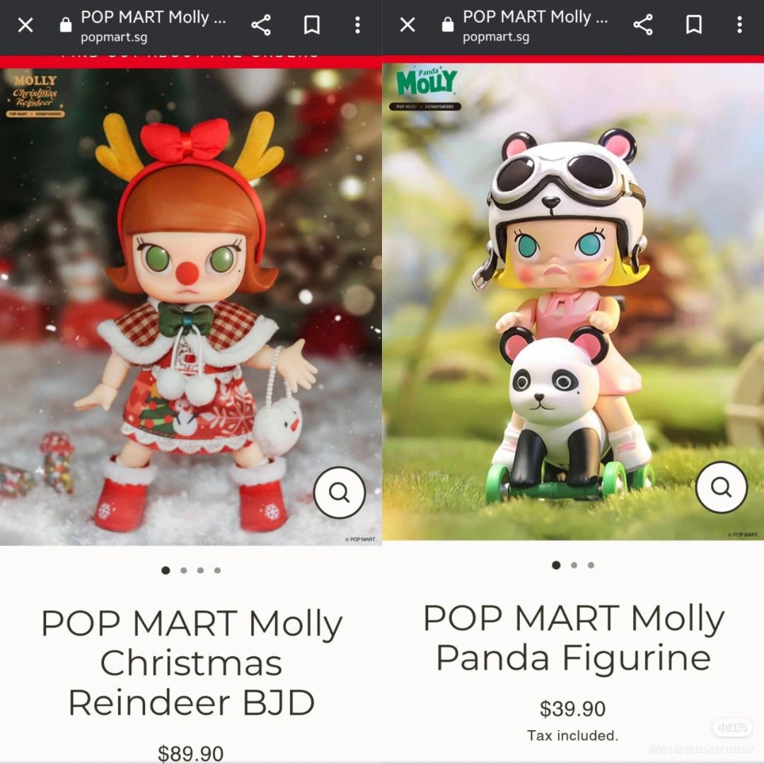 Popmart Molly, Hobbies & Toys, Memorabilia & Collectibles, Vintage ...