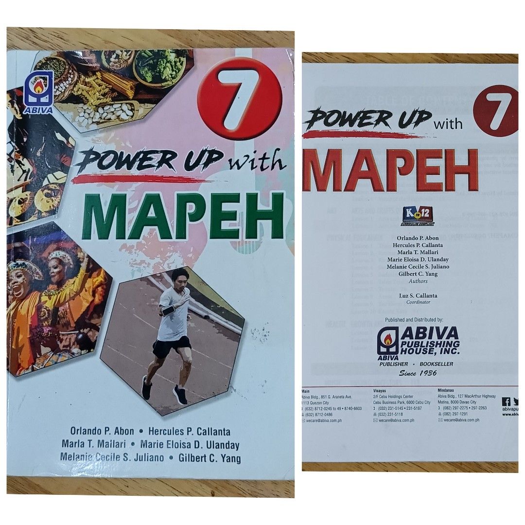 Power up with MAPEH by abiva grade 7, Hobbies & Toys, Books & Magazines ...
