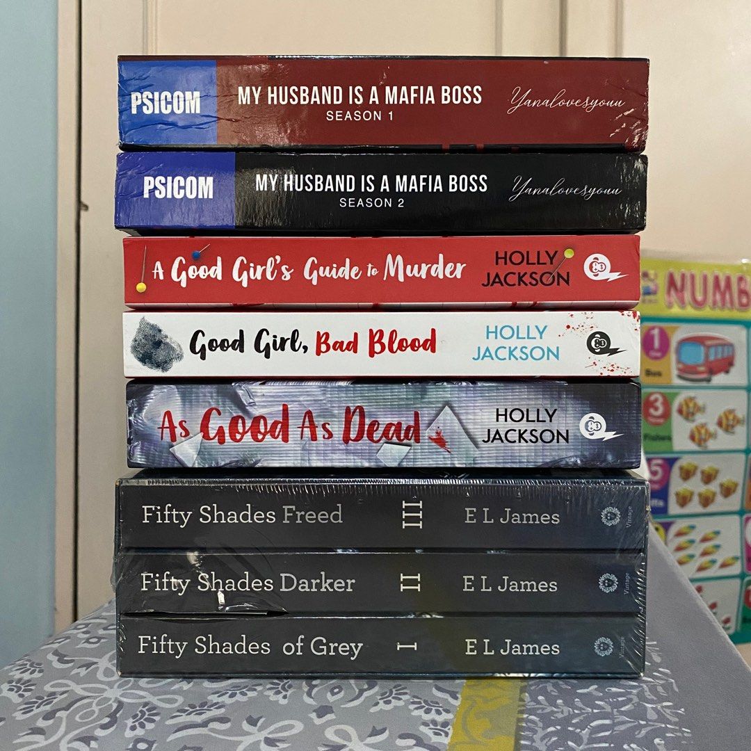 preloved books (holly jackson, el james, colleen hoover, yanalovesyouu ...