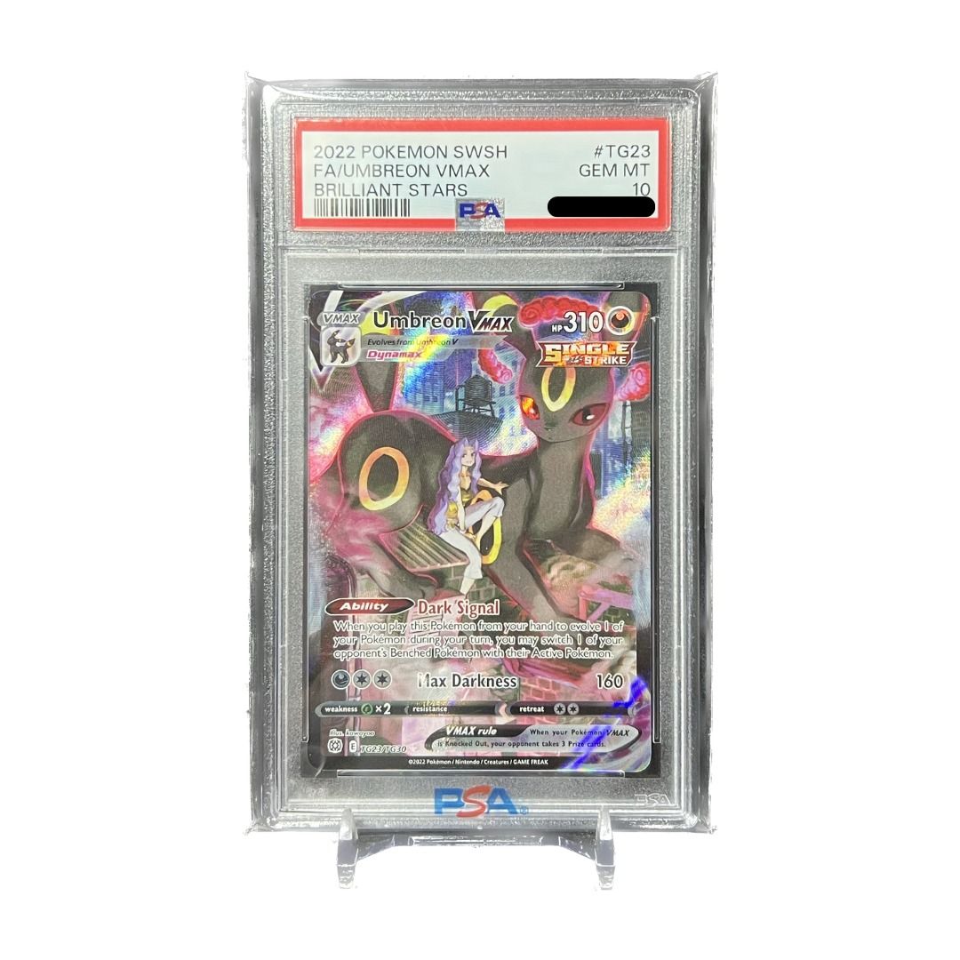 PSA 10 Umbreon Vmax #TG23 Brilliant Stars Pokemon TCG, Hobbies & Toys ...