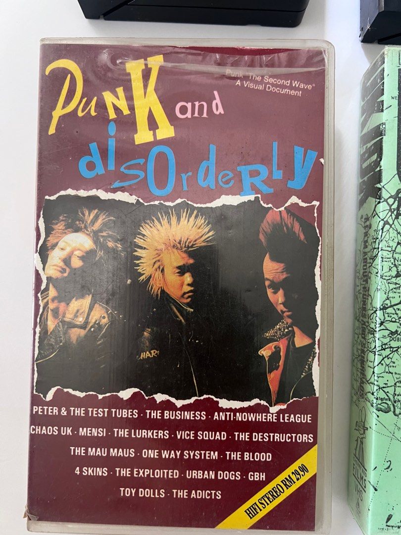 PUNK & DISORDERLY & UK/DK vhs tape, Hobbies & Toys, Music & Media, CDs ...