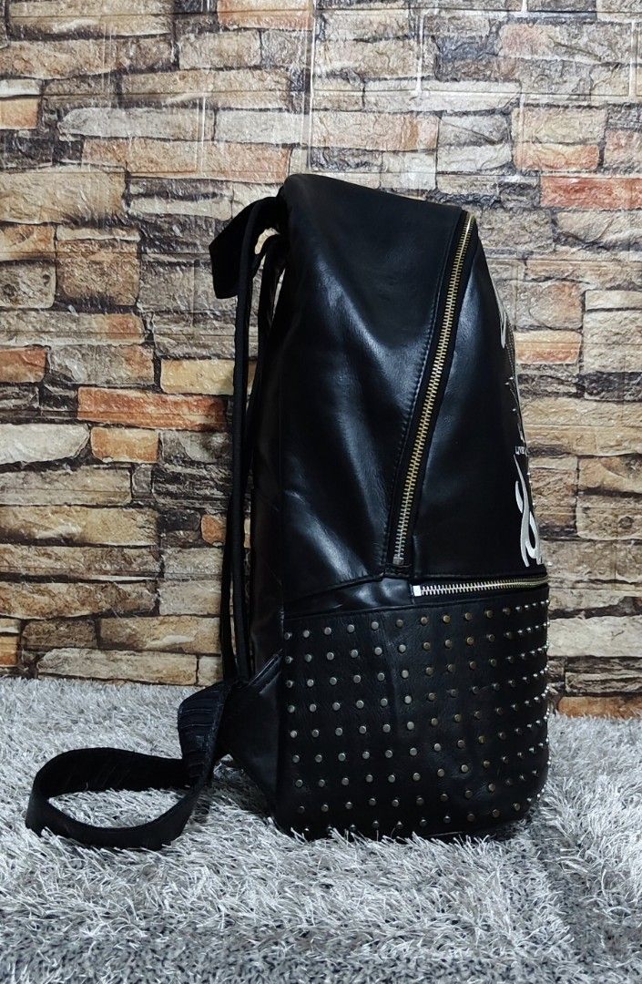 RARE!!!!EVISU HANNAYA EMBROIDERED/ STUDDED LEATHER BACKPACK, Men's ...