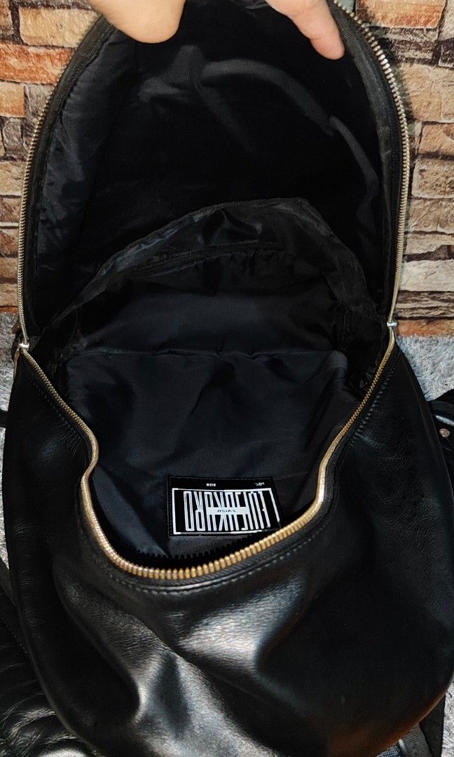 RARE!!!!EVISU HANNAYA EMBROIDERED/ STUDDED LEATHER BACKPACK, Men's ...