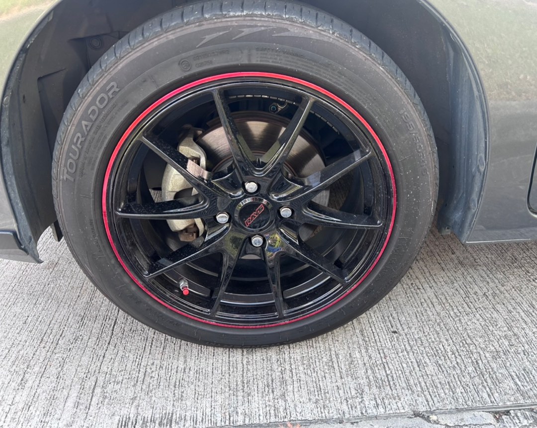 Rays Rim As Good As New, Car Accessories, Tyres & Rims on Carousell