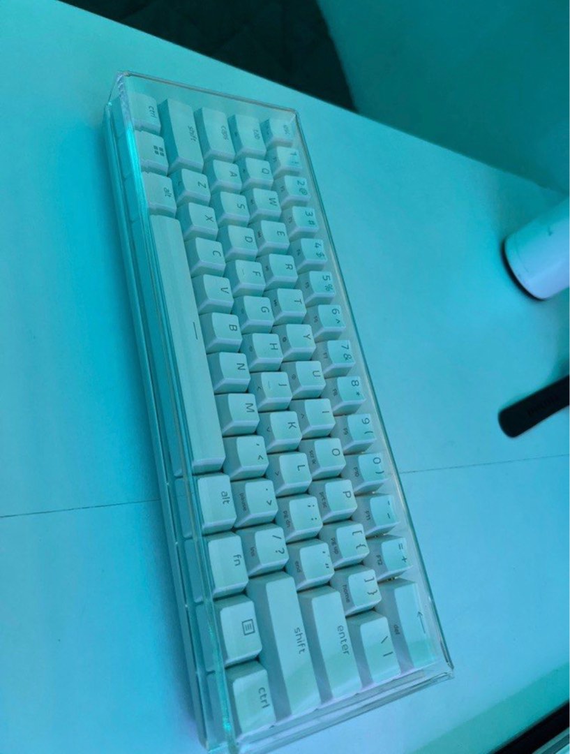 Razer huntsman mini white (purple switch), Computers & Tech, Parts ...