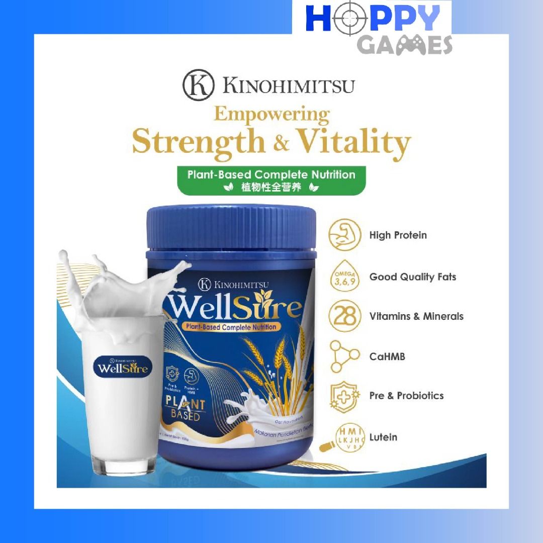 READY STOCK! [AUTHENTIC] Kinohimitsu WellSure Adult Nutrition Powder ...