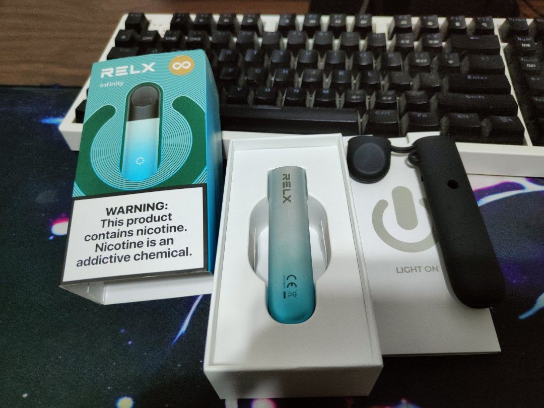 RELX with box and free case, Everything Else, Others on Carousell