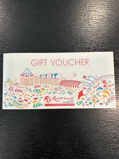 Resorts World Sentosa Gift Voucher $100, Tickets & Vouchers, Vouchers ...