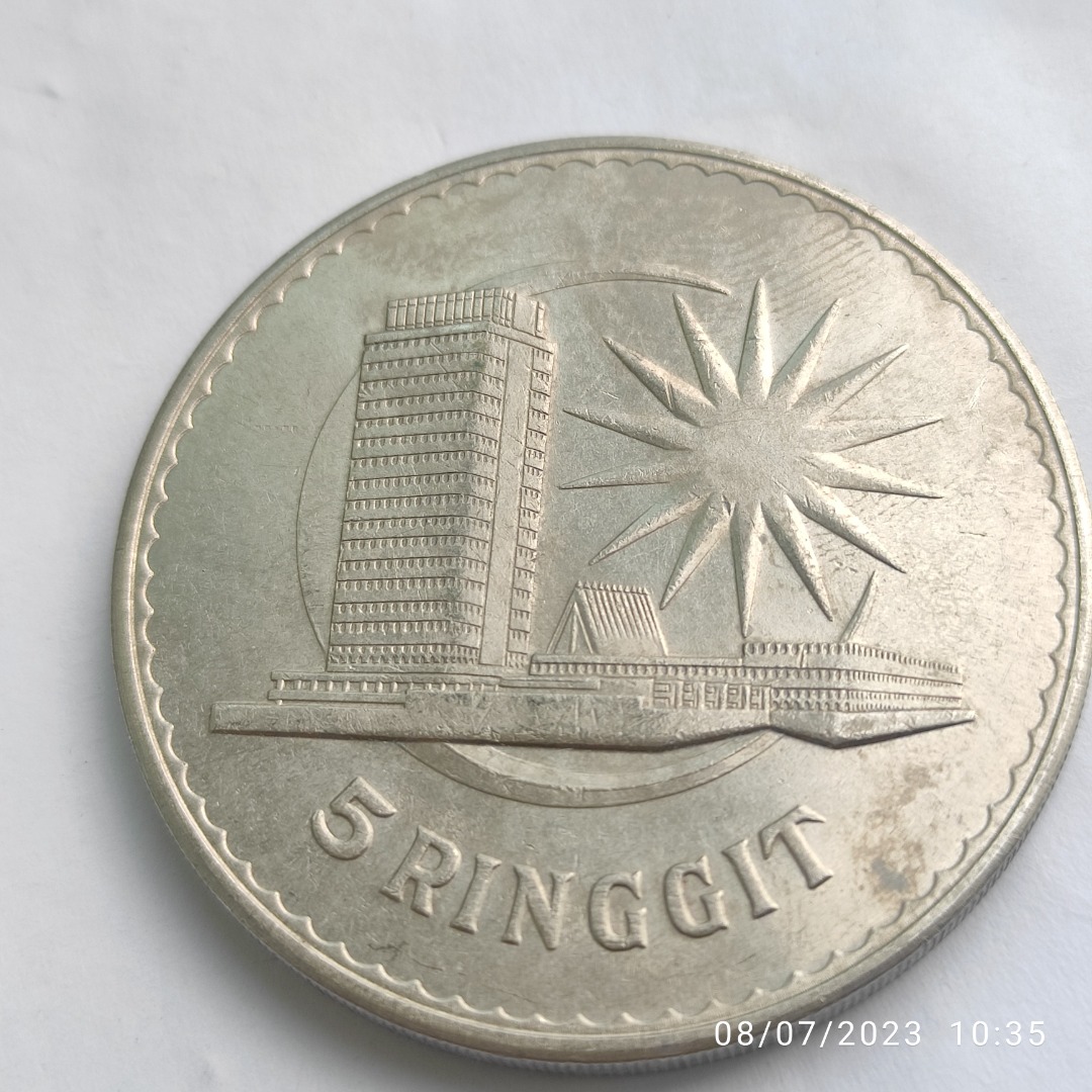 RM5 coin 1971 TAR Bapa Malaysia rare m55, Hobbies & Toys, Collectibles ...