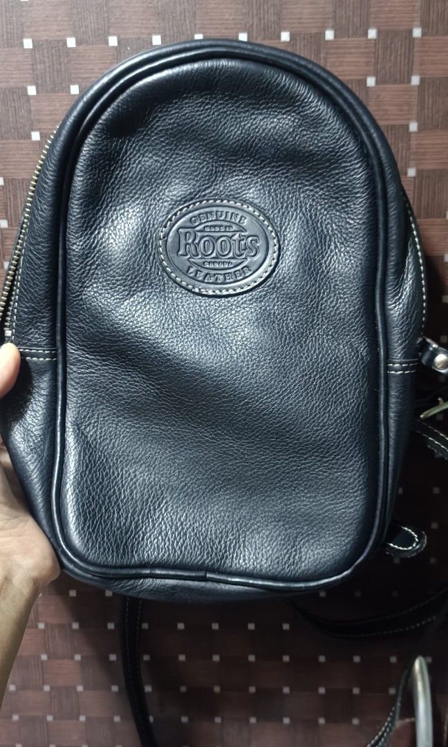 Roots Mini Backpack Leather, Women's Fashion, Bags & Wallets, Backpacks ...