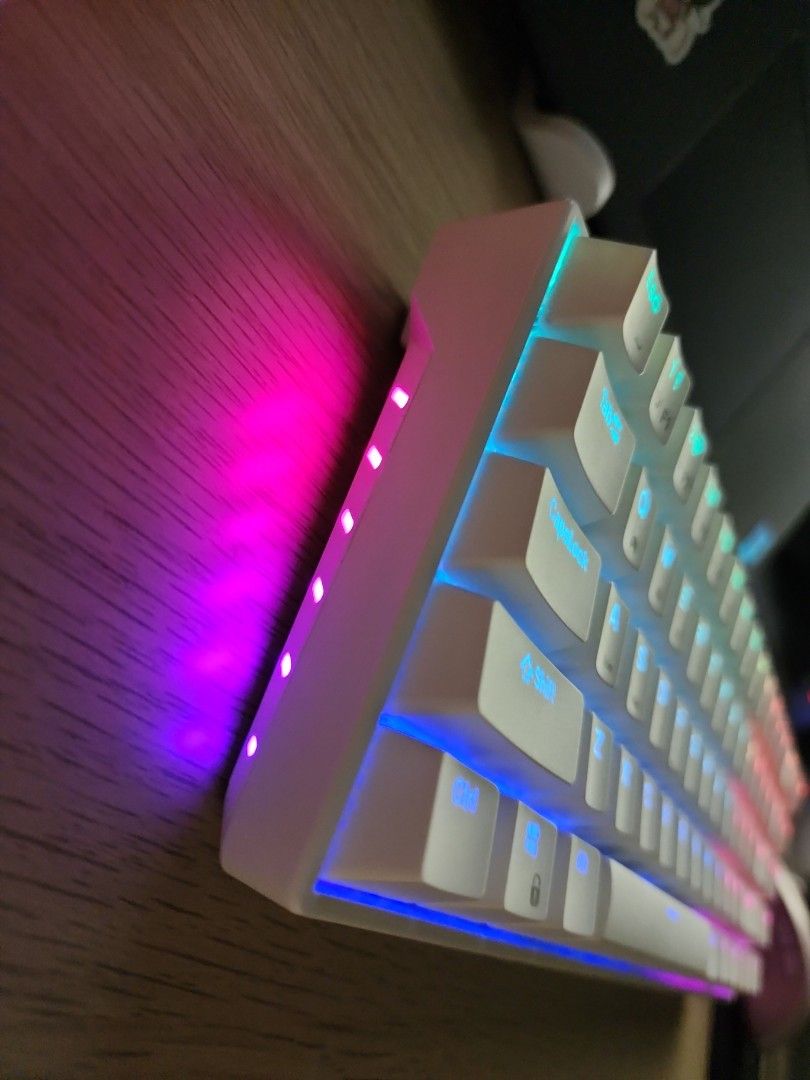 Royal Kludge RK71 Brown switch White Mechanical Gaming Keyboard ...