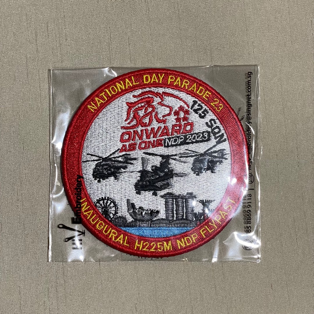 RSAF NDP 2023 Patch, Hobbies & Toys, Memorabilia & Collectibles, Fan ...