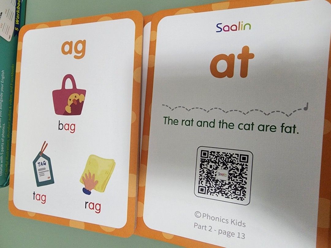 Saalin Phonics Flash Cards (Kids Flashcards, English Consonant Blends ...