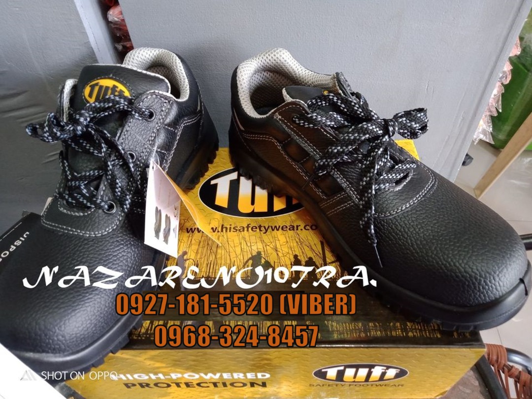 safety shoes tuff brand, Men's Fashion, Footwear, Boots on Carousell