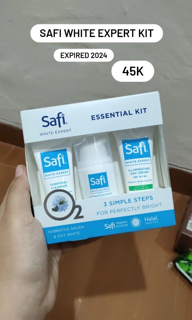 Safi essential kit white expert, Kesehatan & Kecantikan, Kulit, Sabun ...