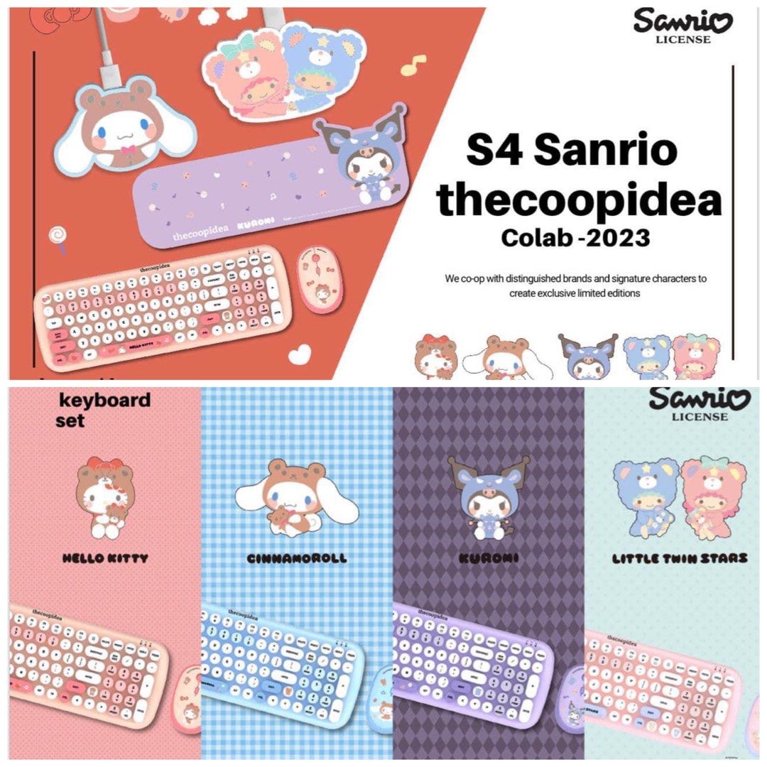 Sanrio Characters keyboard / Mouse / Mousepad SET - Little Twin Stars ...