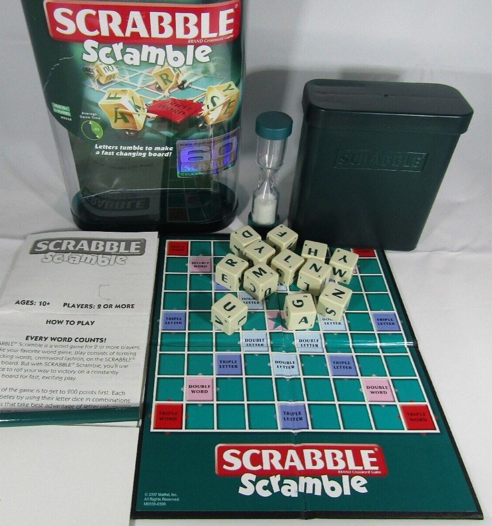 Scrabble Scramble Travel Set, Hobbies & Toys, Toys & Games on Carousell