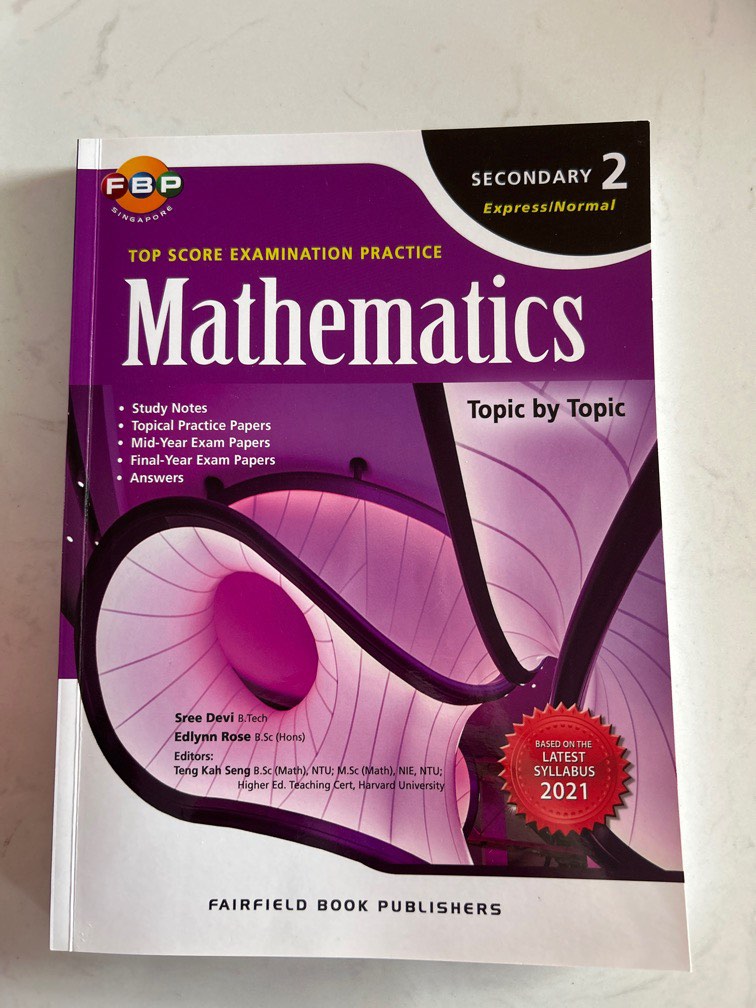 Sec 2 Math Assessment Book, Hobbies & Toys, Books & Magazines ...