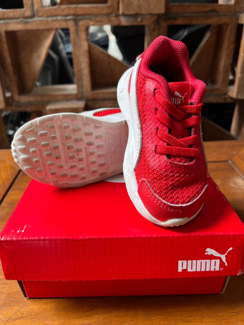 Sepatu Puma anak original, Bayi & Anak, Baju Bayi di Carousell