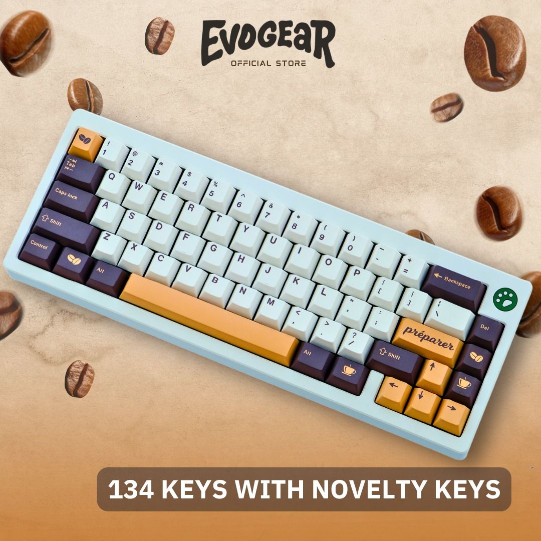 {SG LOCAL STOCK} Coffee / Cafe Keycaps (not keyboard) | English Keycaps ...