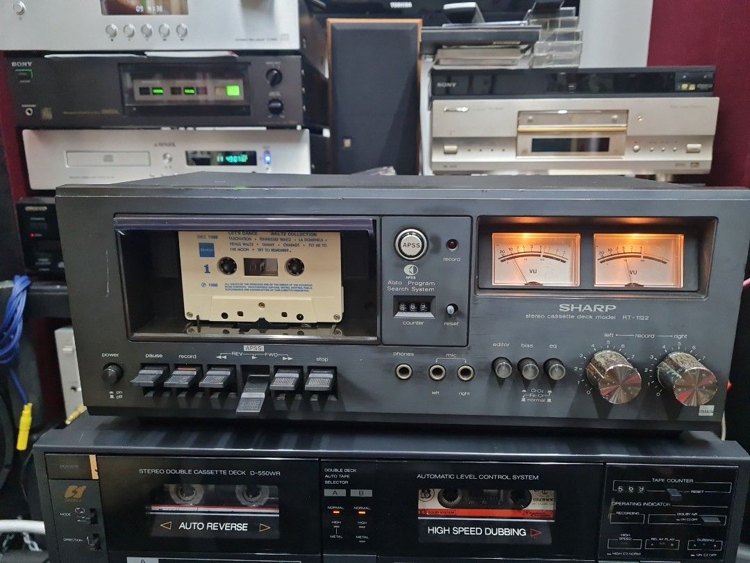SHARP stereo cassette deck model RT-1122, Audio, Other Audio Equipment ...