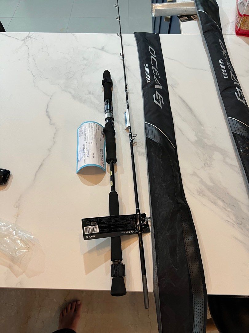 Shimano Ocea EJ B63-5 electric reel jigging rod, Sports Equipment, Fishing on Carousell