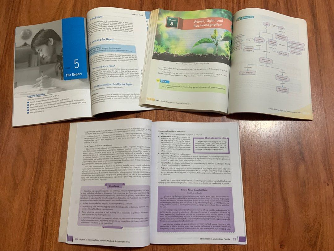 SHS Books - EAPP, Science, Filipino on Carousell