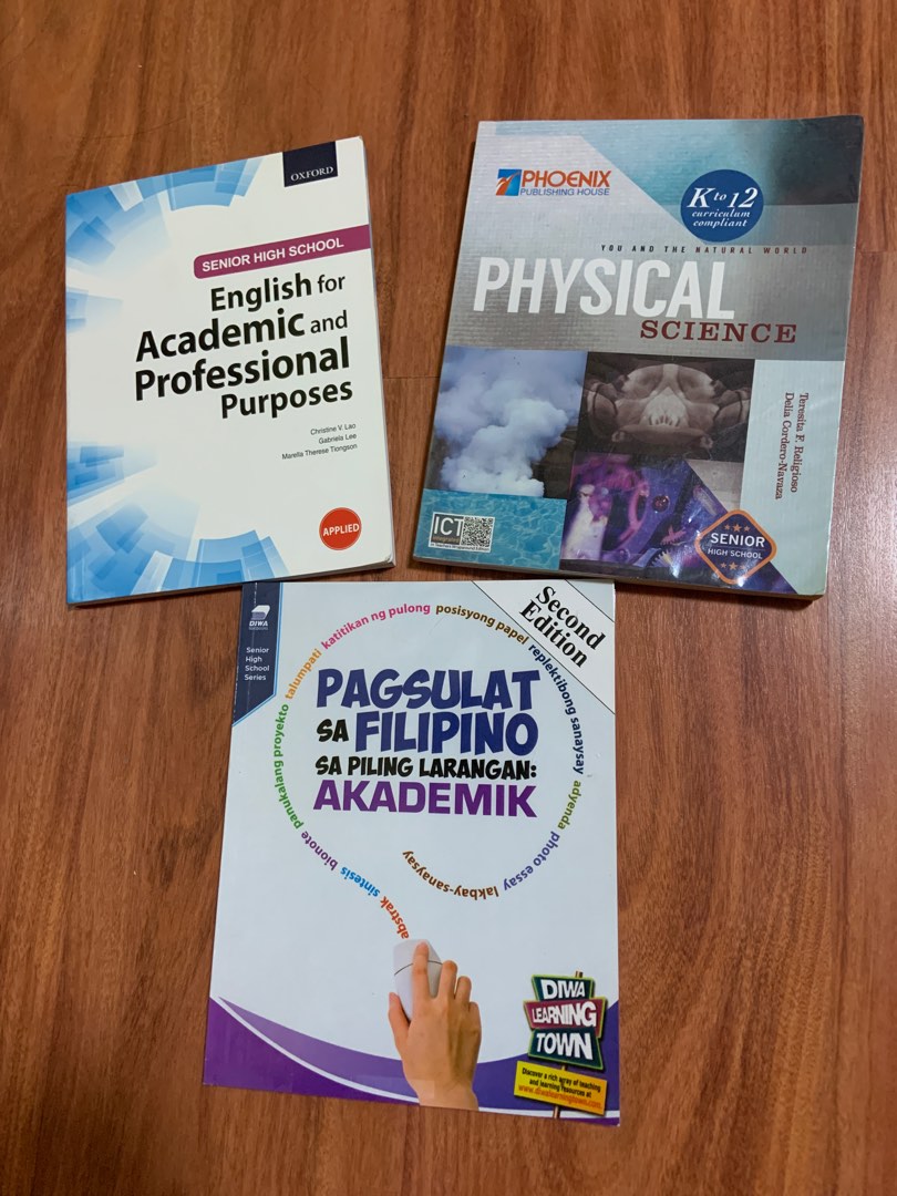 SHS Books - EAPP, Science, Filipino on Carousell