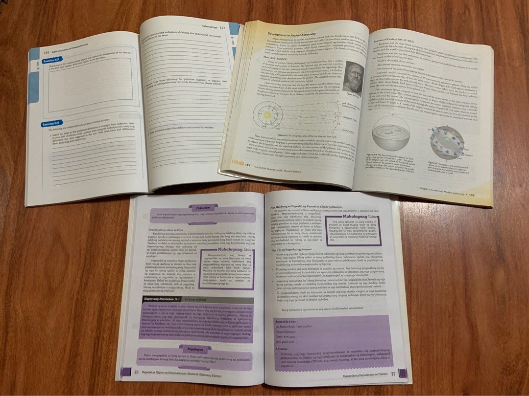 SHS Books - EAPP, Science, Filipino on Carousell